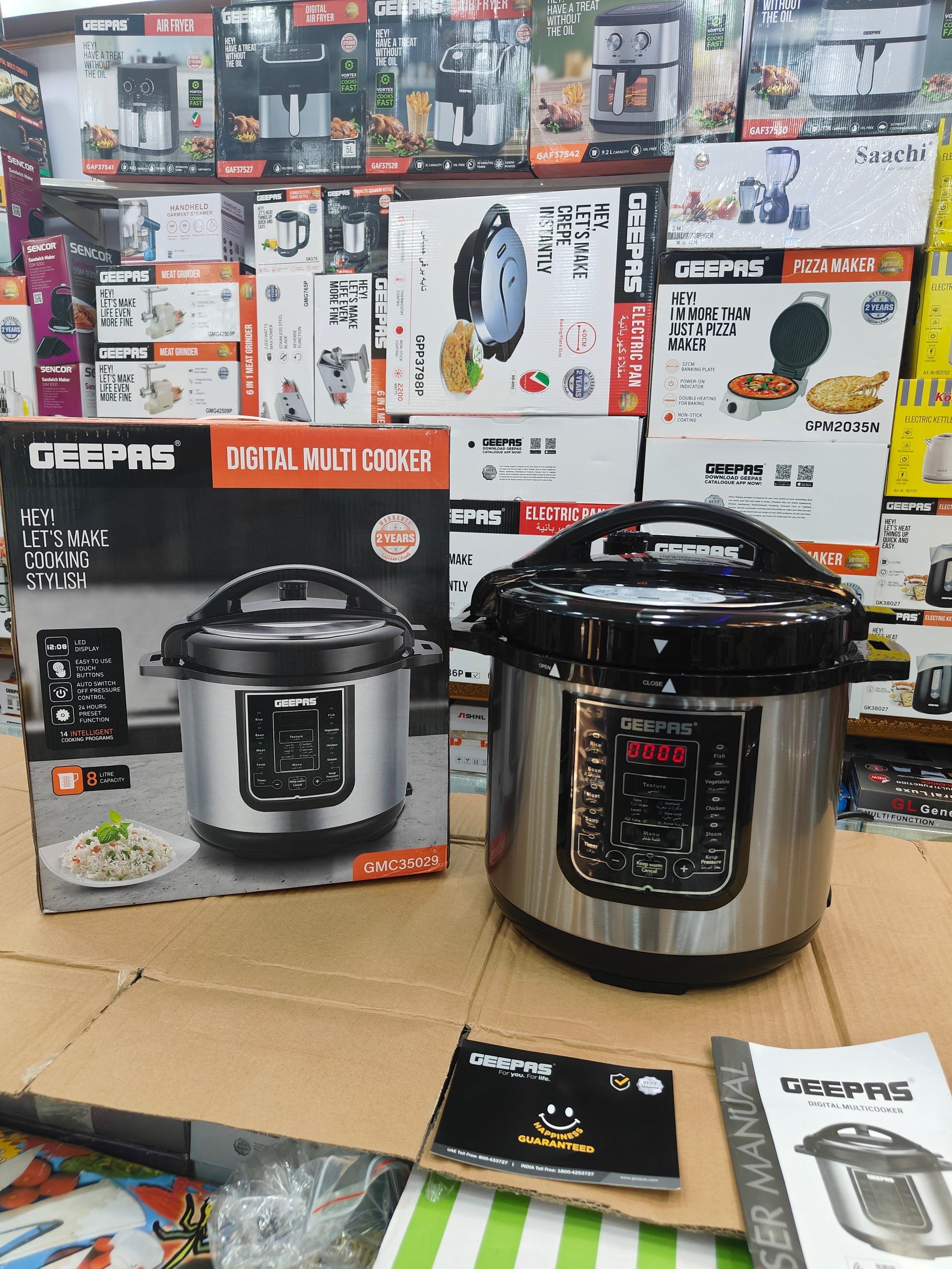 Original Geepas Pressure cooker 8L – karkhanolottmall.com